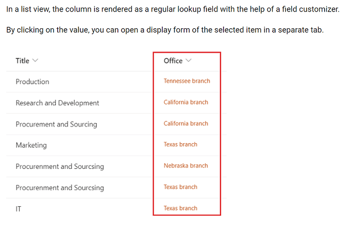 How To Display Lookup Field In List View SharePoint Online Plumsail Community