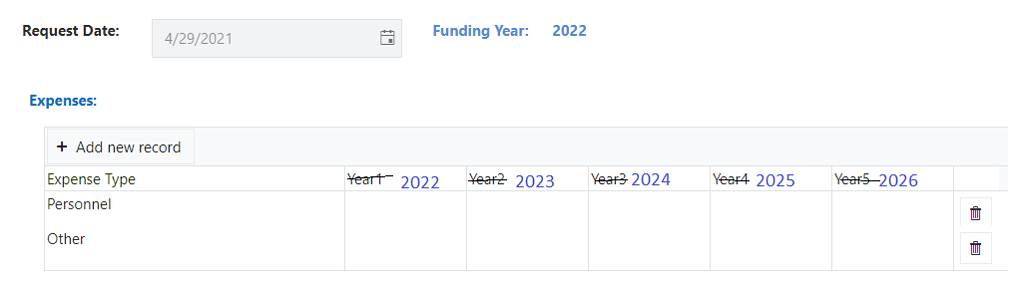 Data Table Dynamically Changing Column Header Text Forms Plumsail 