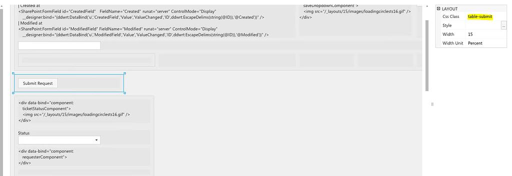 Hide Table Based On Field Value Helpdesk Community