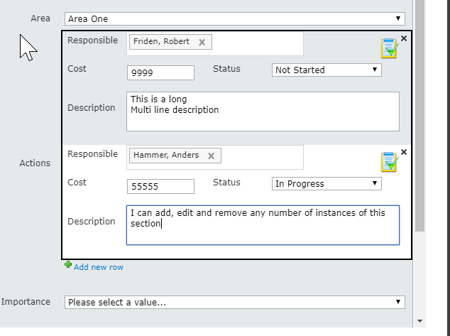 How To Create Repeating Sections Forms Plumsail Community