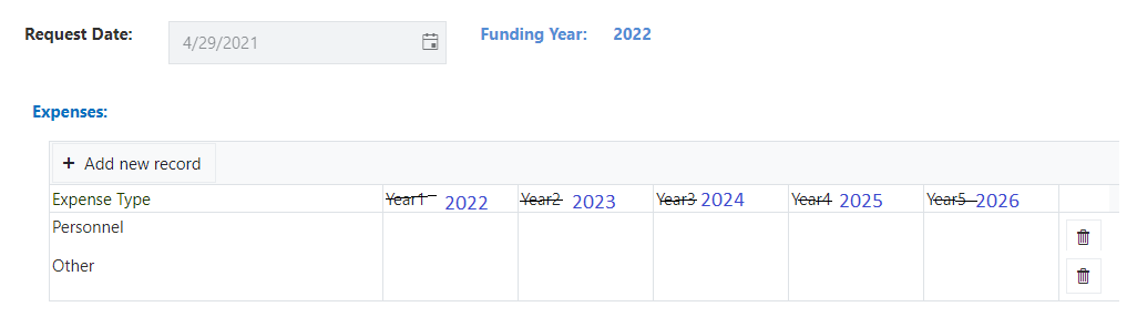 Data Table Dynamically Changing Column Header Text Forms Plumsail 